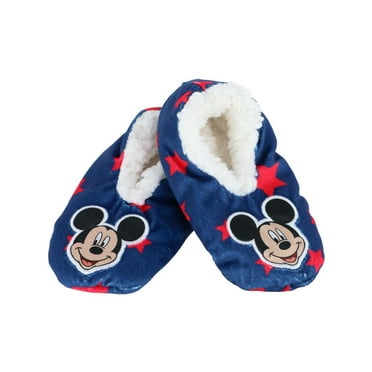 Disney Mickey Mouse Toddler Boys' Legendary Dual Sizes Slippers - Blue ...