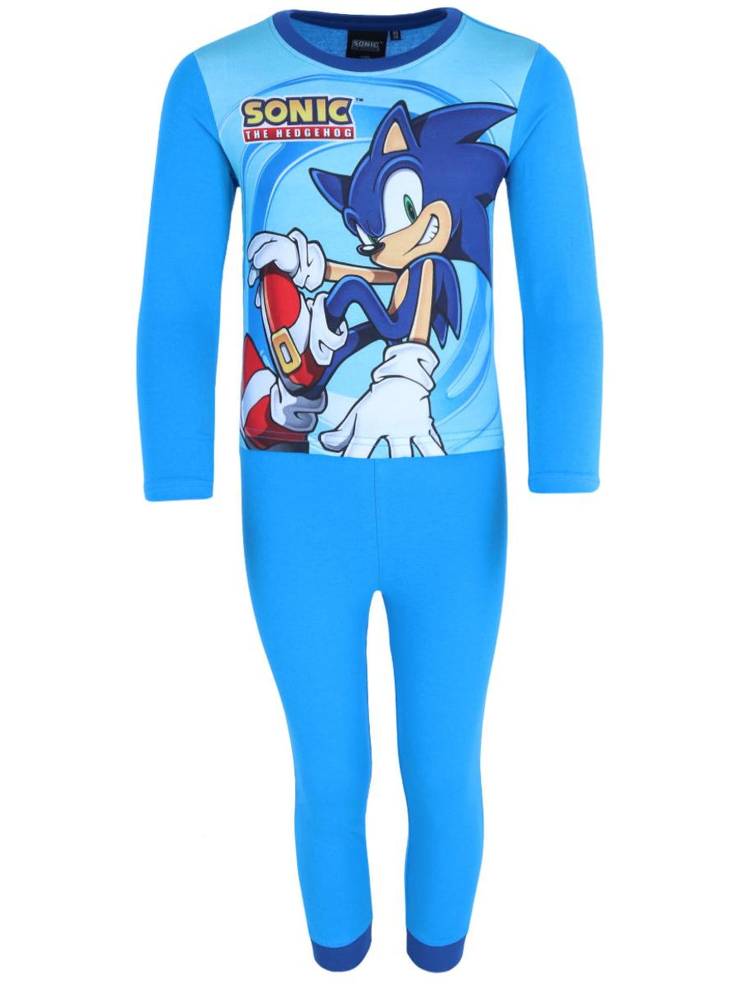 Textiel Trade Toddler Boys Sonic The Hedgehog Long Sleeve Pajama Set ...