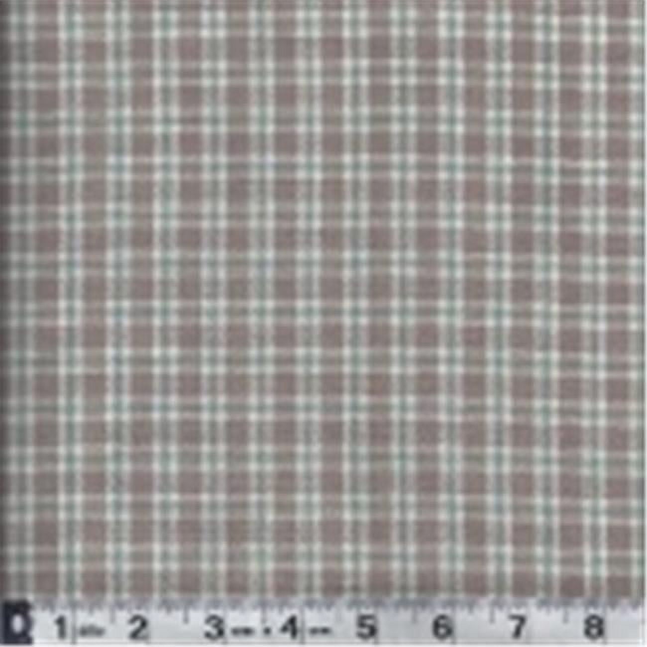 Textile Creations RW0870 44 in. Rustic Woven Fabric Plaid - Taupe ...