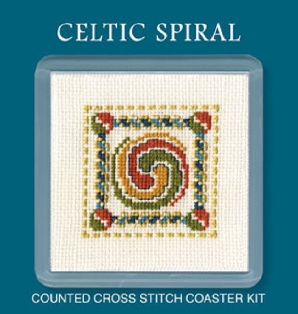 Textile Heritage Coaster Kit - Celtic Spiral - Walmart.com