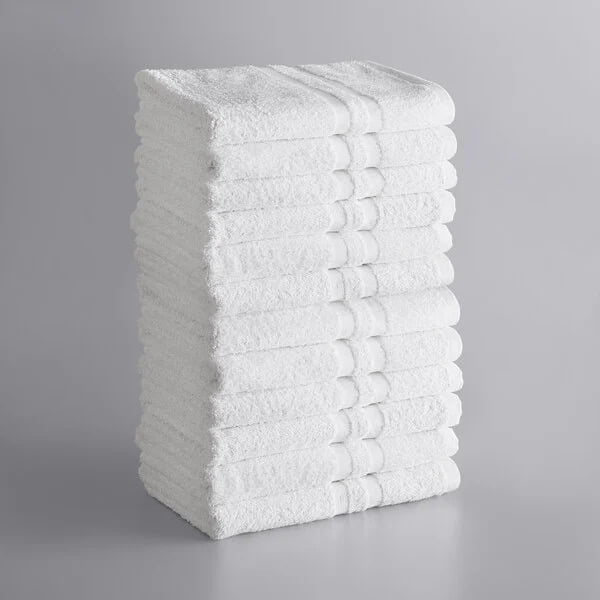 Textile Topia Premium Collection Bath Towel 24x50 – White Large Bath ...