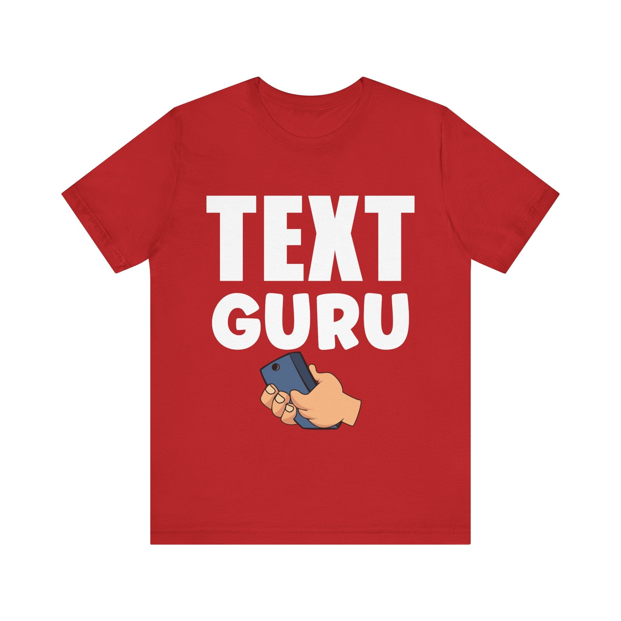 Texting T-Shirt, Text Guru V1, Humor Crew Neck text shirt special gift ...