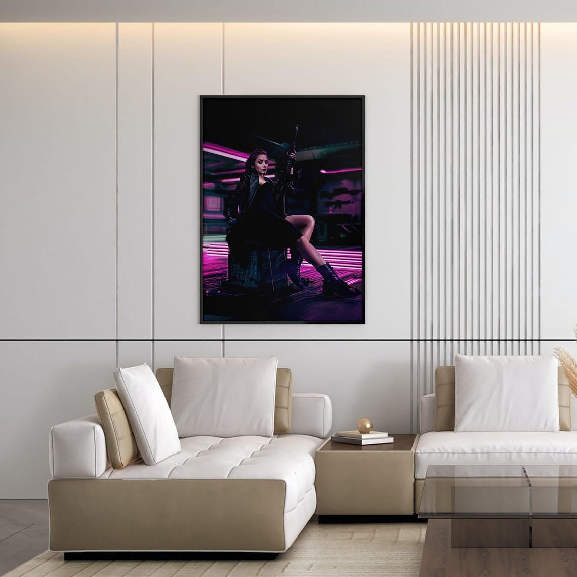 Textless Ana De Armas Ballerina Cinematic Movie Poster, John Wick Action Film Art Print, Spy ...