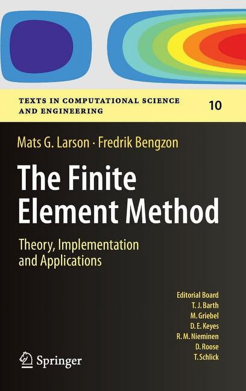 Texts In Computational Science And Engineering The Finite Element