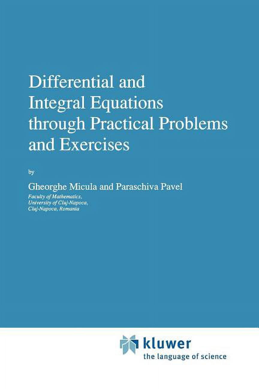 Texts in the Mathematical Sciences Differential and Integral Equations ...