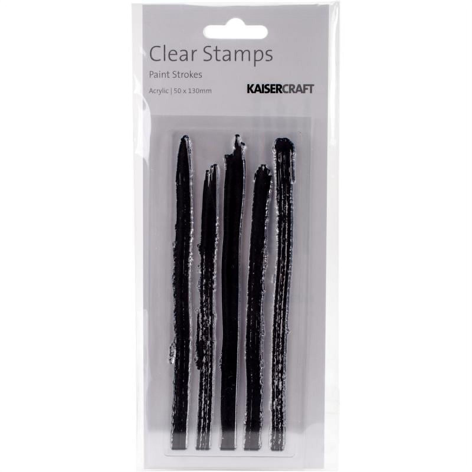 Texture Clear Stamps 2"X5"-Paint Strokes - Walmart.com