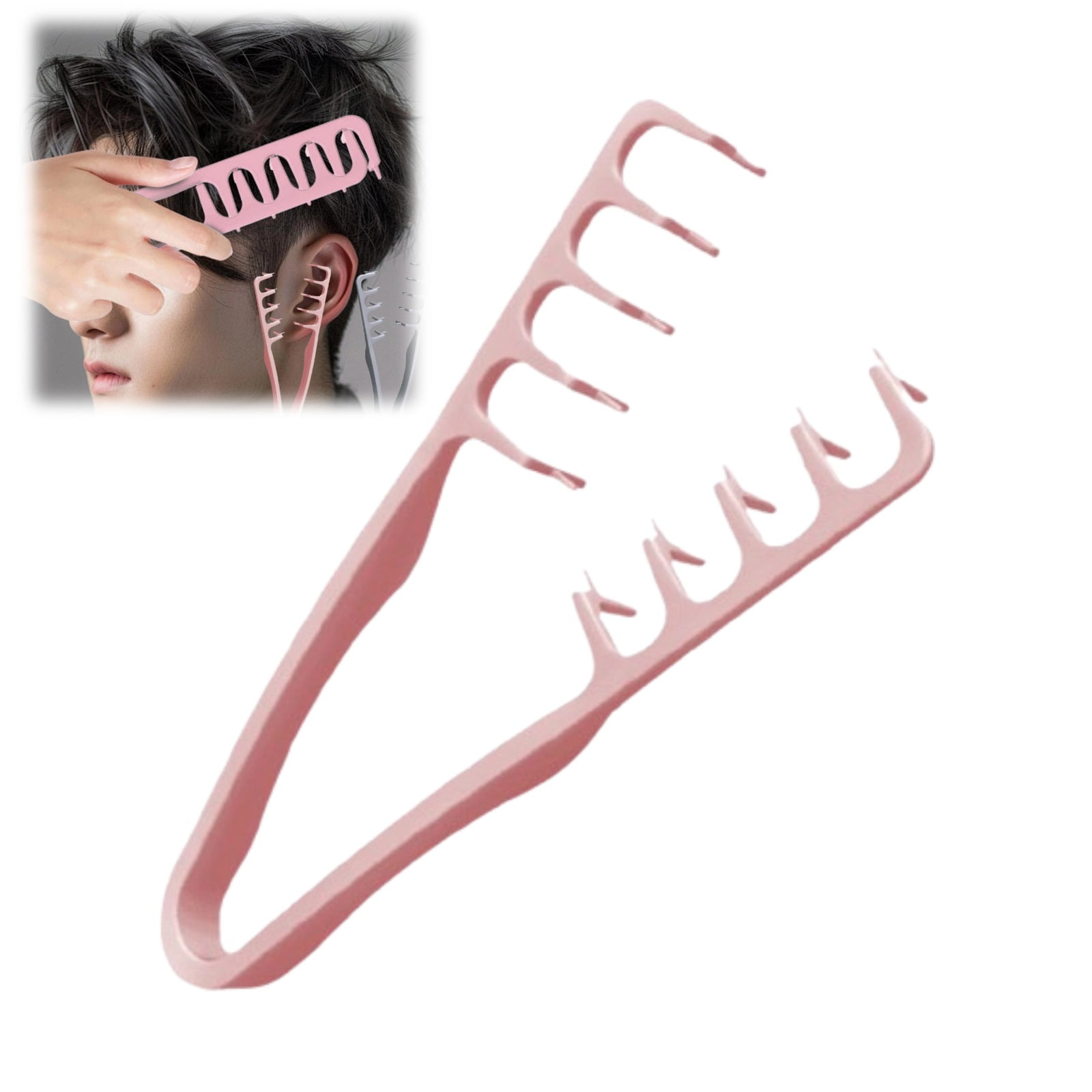 Texture Comb, Hair Styling & Texturizing Comb, Men Women Root Volume ...
