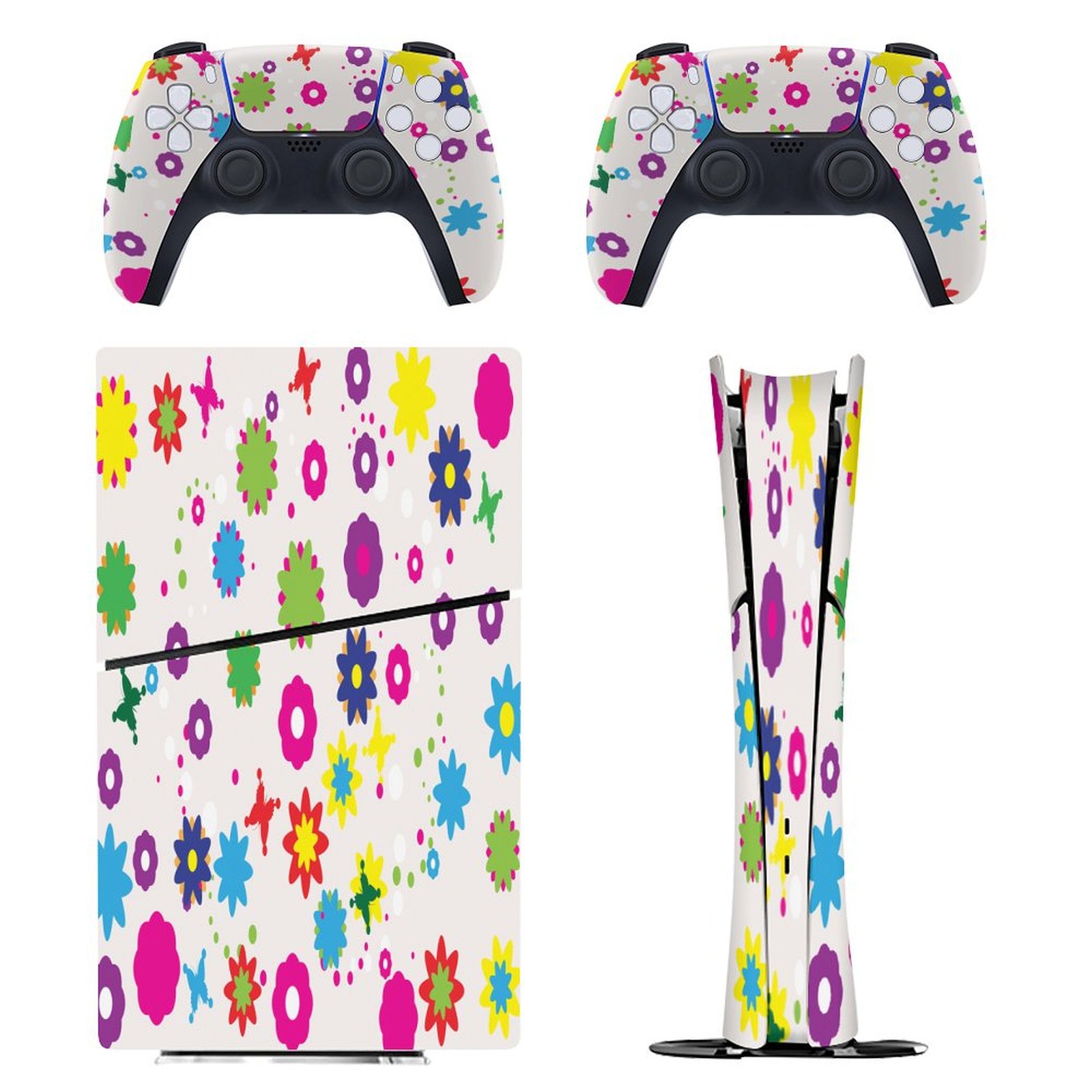 Texture, Flower PS5/PS5 Slim Digital Disc Skin Sticker For Console And ...