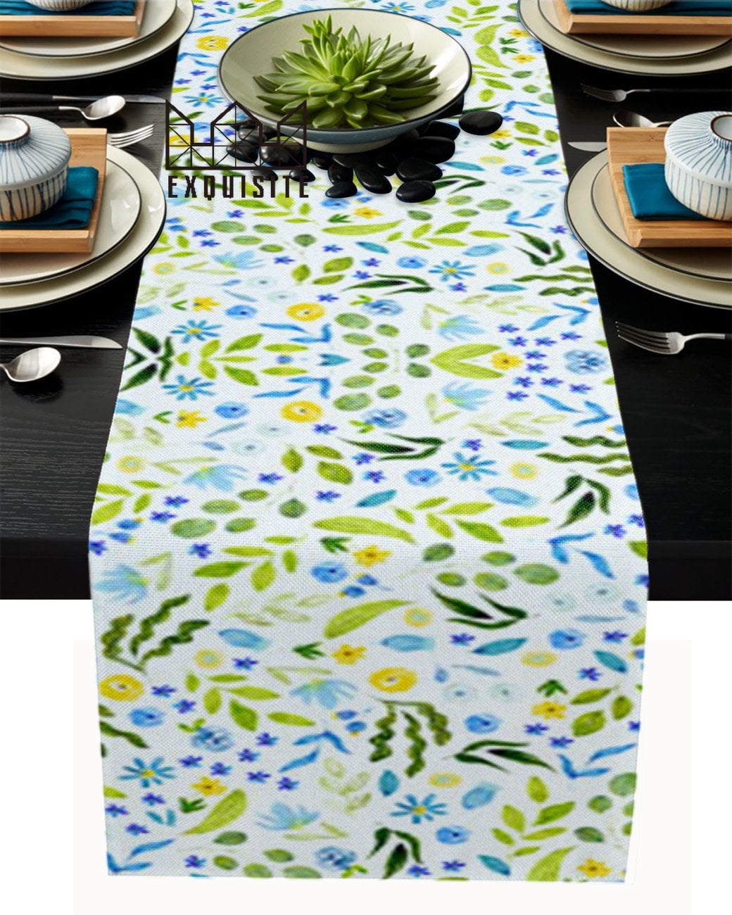Texture Flower Plant Leaves Coffee Table Decor Dinner Table Decoration ...