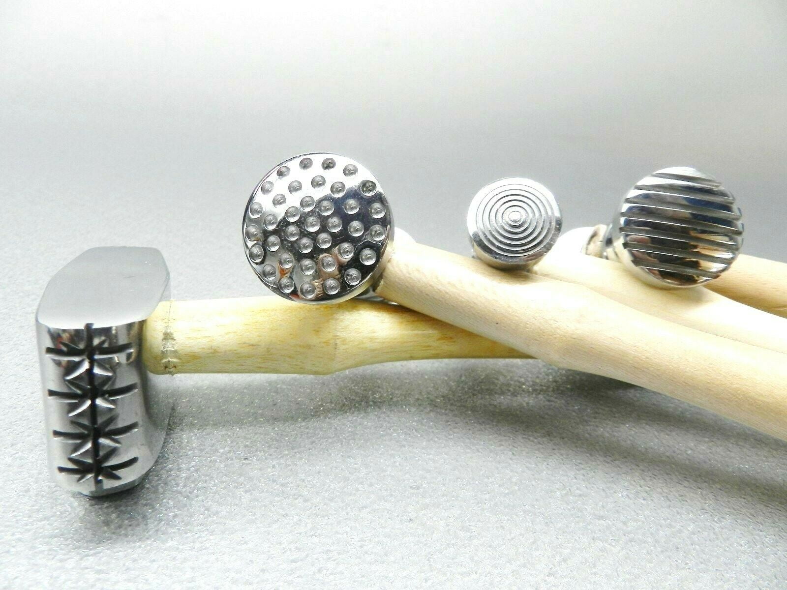 Texture Hammer Texturing Metal 4 Hammers 8 Patterns Jewelry Design ...