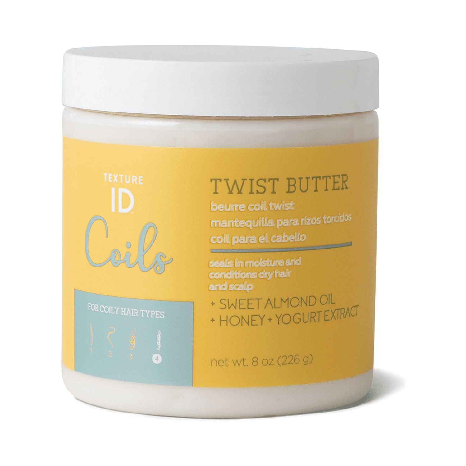 Texture ID Coils Twist Butter with Olive Gel - Hydrating, Flake-Free ...
