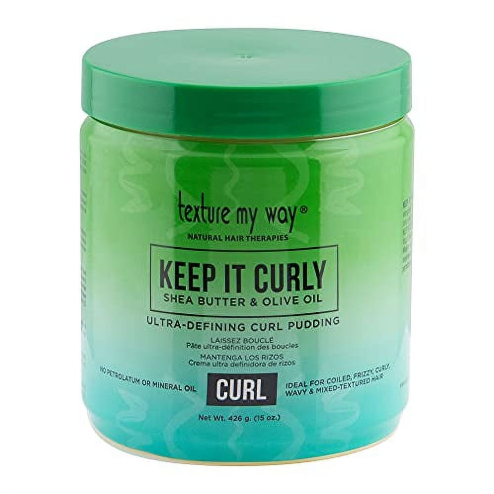 Texture My Way Keep It Curly Ultra Defining Curl Pudding, Green, 15 oz ...