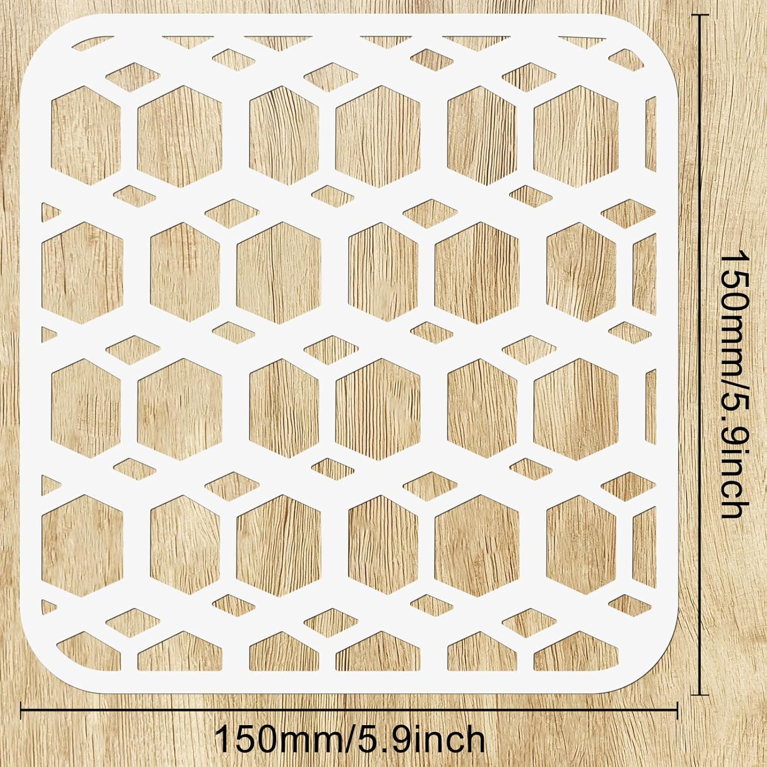 Texture Painting Stencils Templates Reusable Drawing Stencils Modern ...