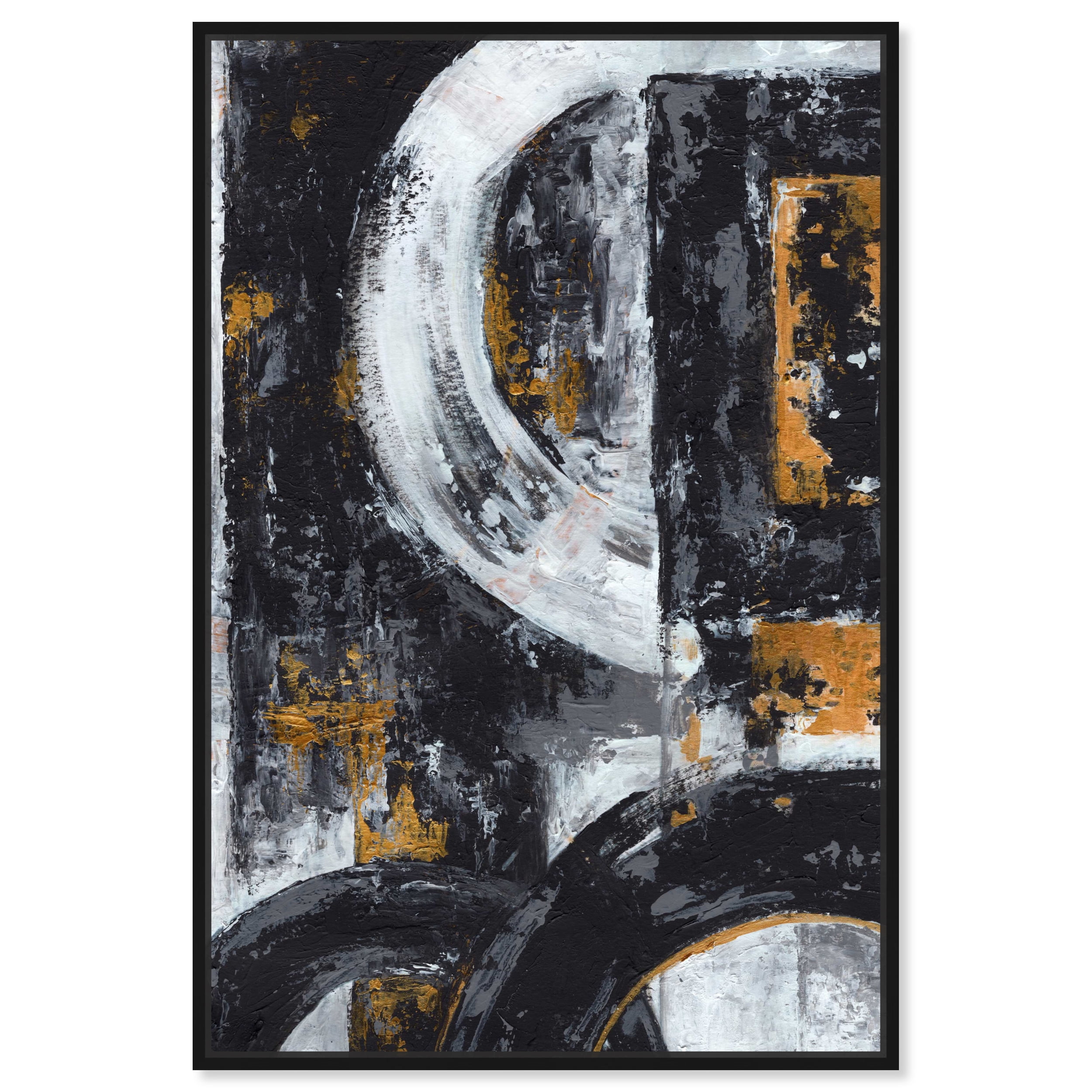 Texture Symphony Part I Masculine Abstract Man Cave Canvas Wall Art by ...
