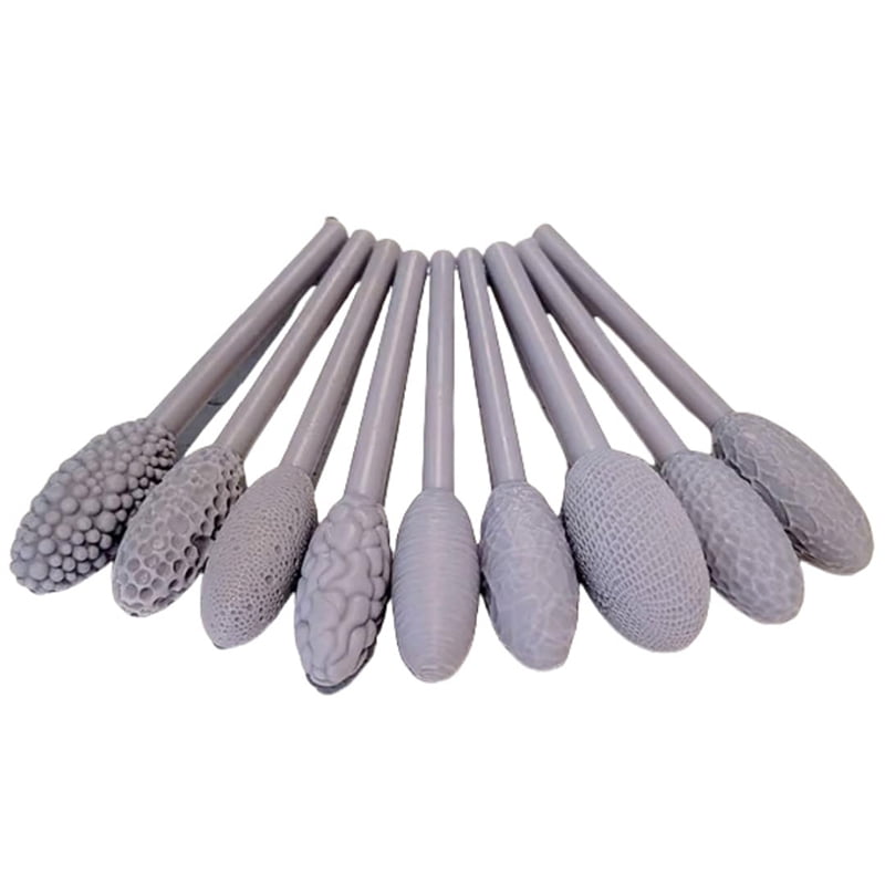 Texture Tool Sets for Clay Art 9Pcs, Clay Modeling Pattern Rollers Kit ...