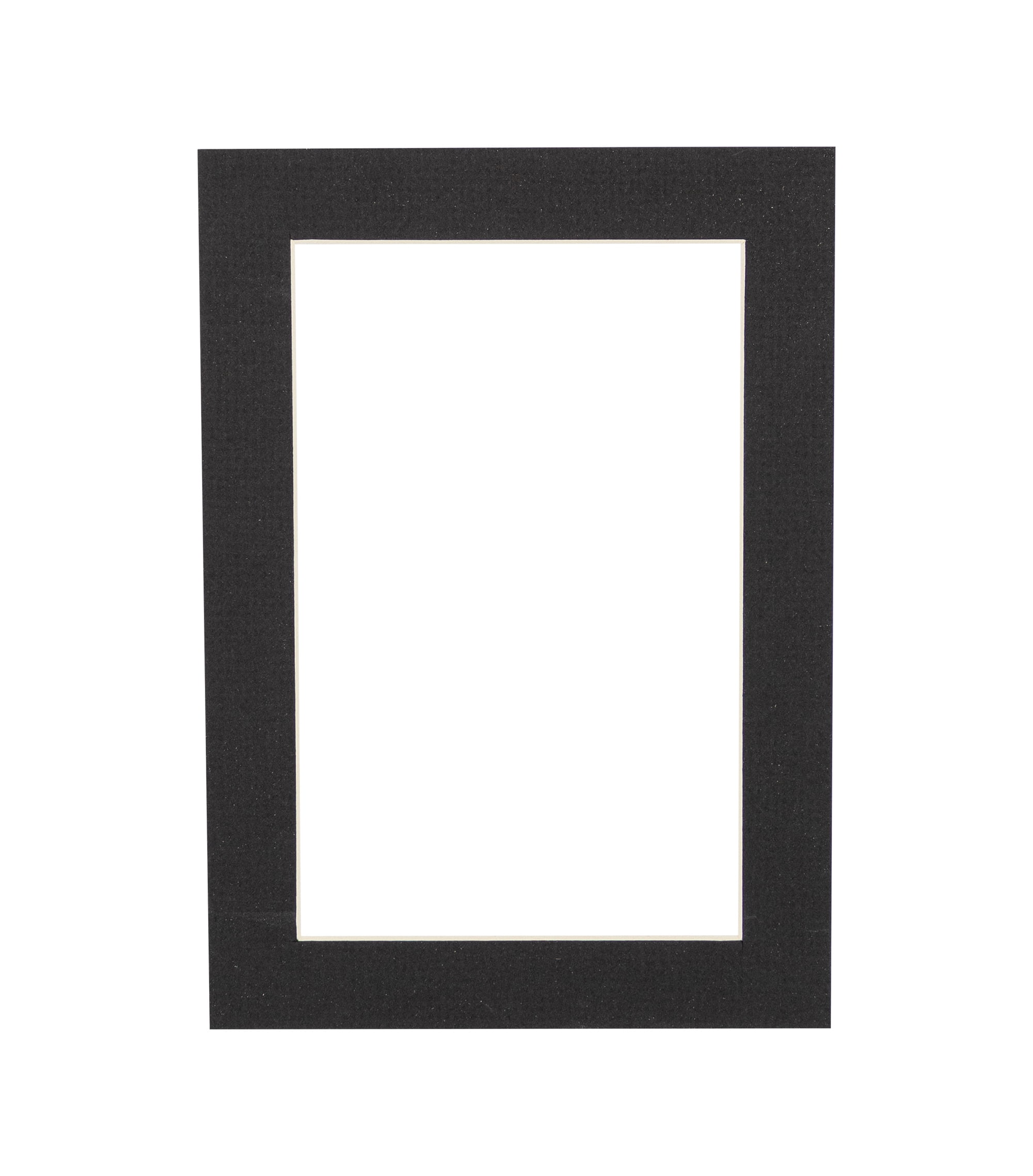 Textured Black Acid Free 22x28 Picture Frame Mats with White Core Bevel ...
