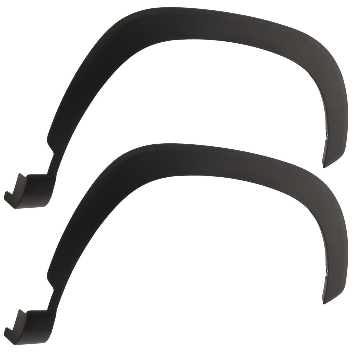Textured Black Fender Flares Moulding Trim Set of 2 for Left & Right Front - OE Style - Wheel ...