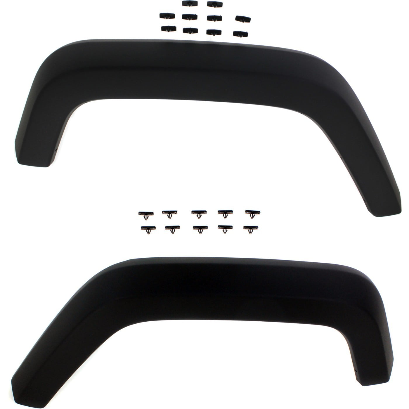 Textured Black Fender Flares Set of 2 for Wrangler LH RH Driver ...