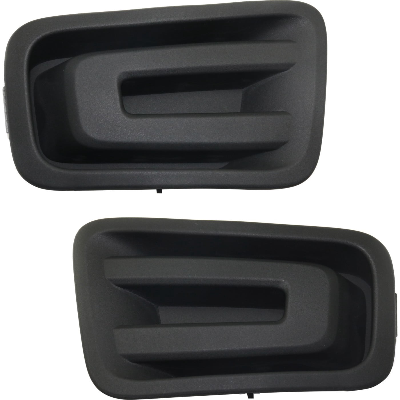 Textured Black Fog Light Cover Set - 2017-2019 for Nissan Titan 16-19 ...