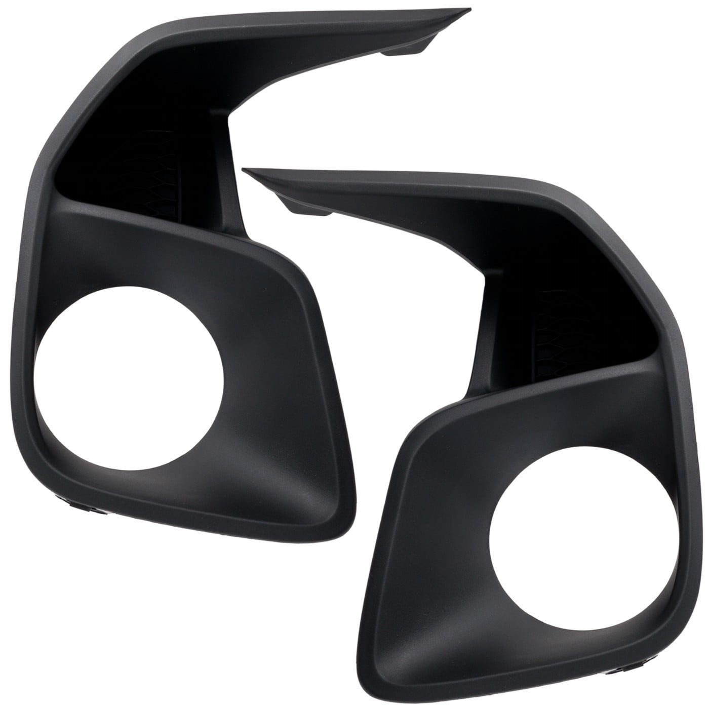 Textured Black Fog Light Trims Set of 2 Front Driver & Passenger Side ...