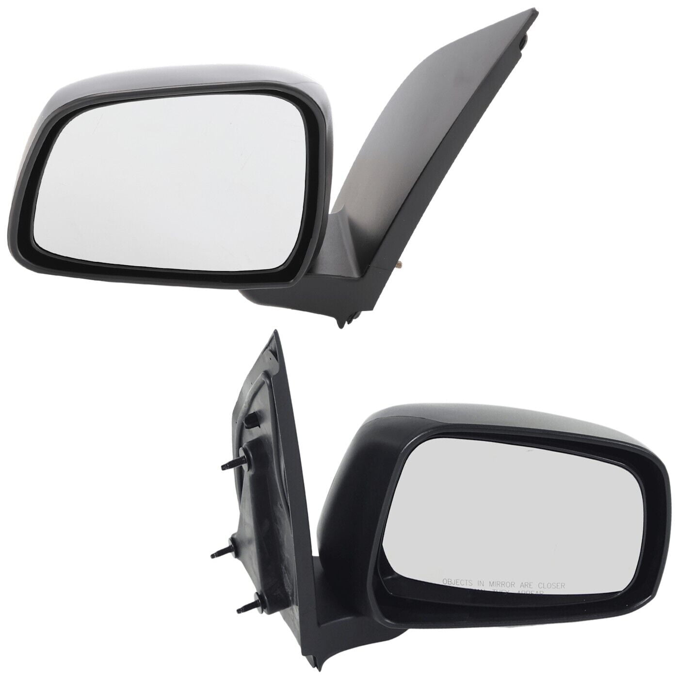Textured Black Pair Set Driver & Passenger Side Mirrors for Nissan for ...