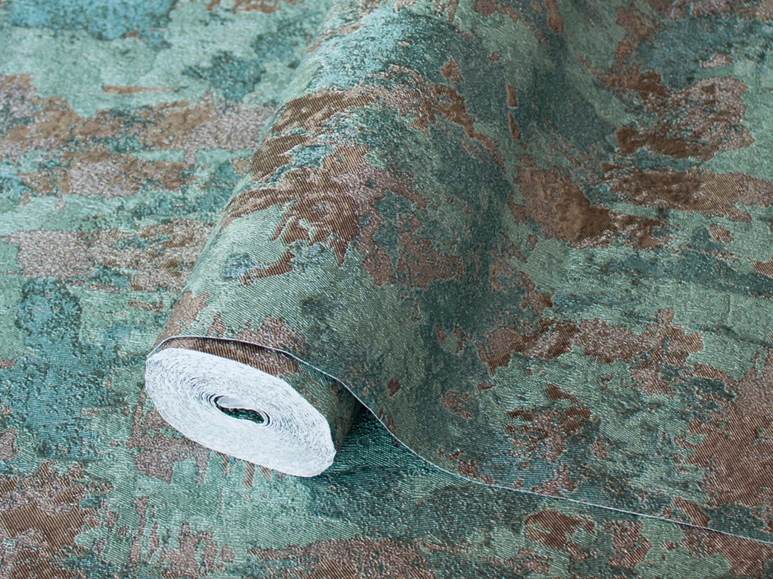 Textured Blue Embossed Wallpaper, Aesthetic Textured Wallcovering Roll ...