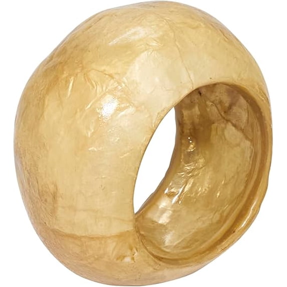 Textured Capiz Napkin Ring (Set of 4) - Walmart.com