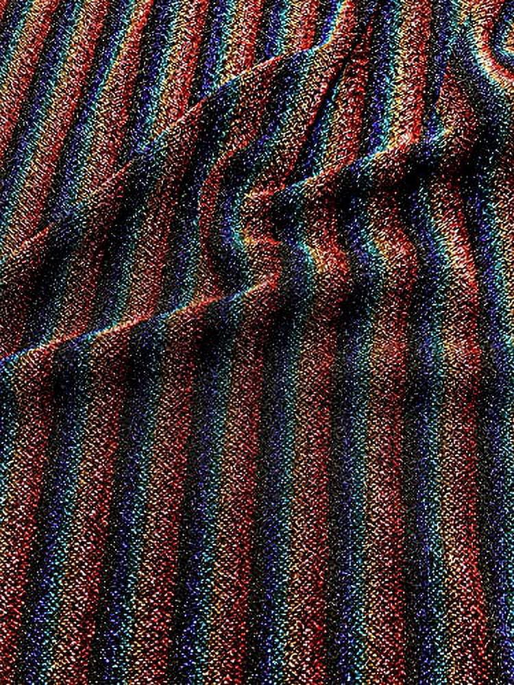 Textured Colorful Lines on Nylon Slinky Spandex Fabric by the Yard ...