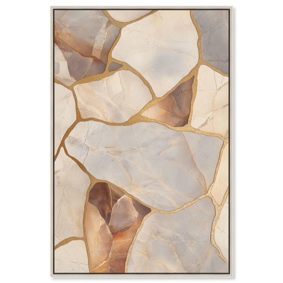 Textured Earthy Tones II Canvas Elegant Abstract Art by Art Remedy ...