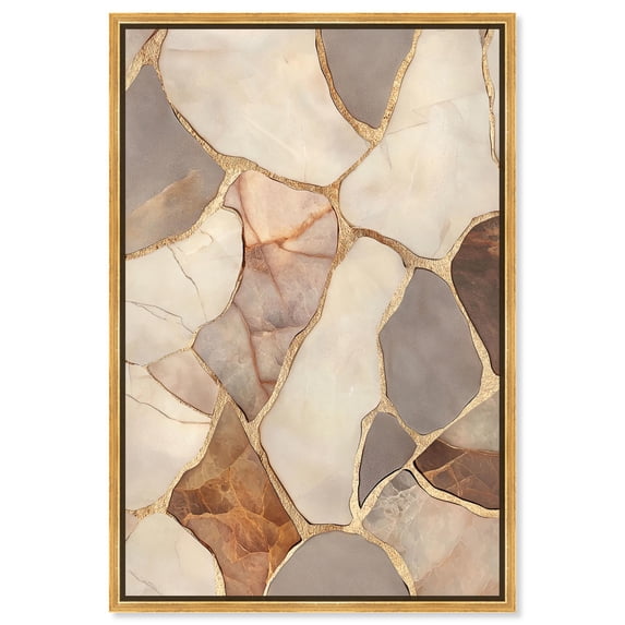 Textured Earthy Tones III Canvas Elegant Abstract Art by Art Remedy ...