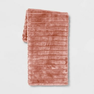 Frye Luxe Faux Fur Throw Blanket (60 in X 70 in) Cream - Walmart.com