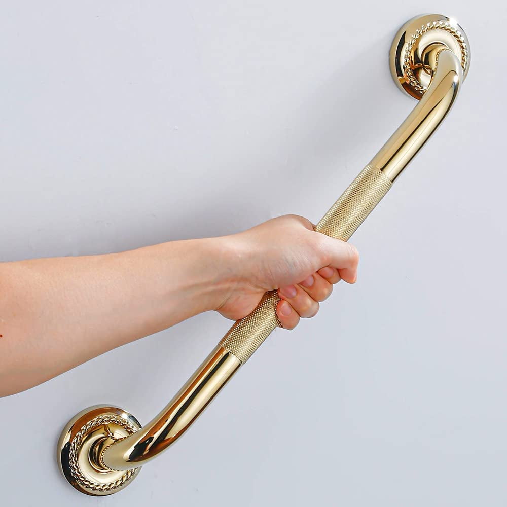 Textured Shower Grab Bar, 12-Inch Bathroom Support Rails, Stylish ...