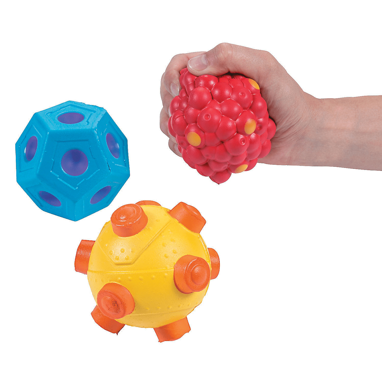 Textured Stress Toys, Toys, Party Supplies, 12 Pieces - Walmart.com