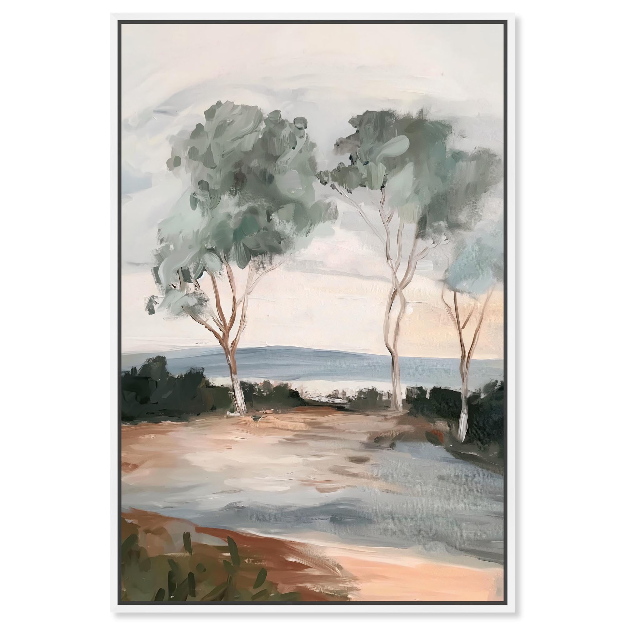 Textured Tree Canopy II Canvas Vintage Landscape Art by Art Remedy ...