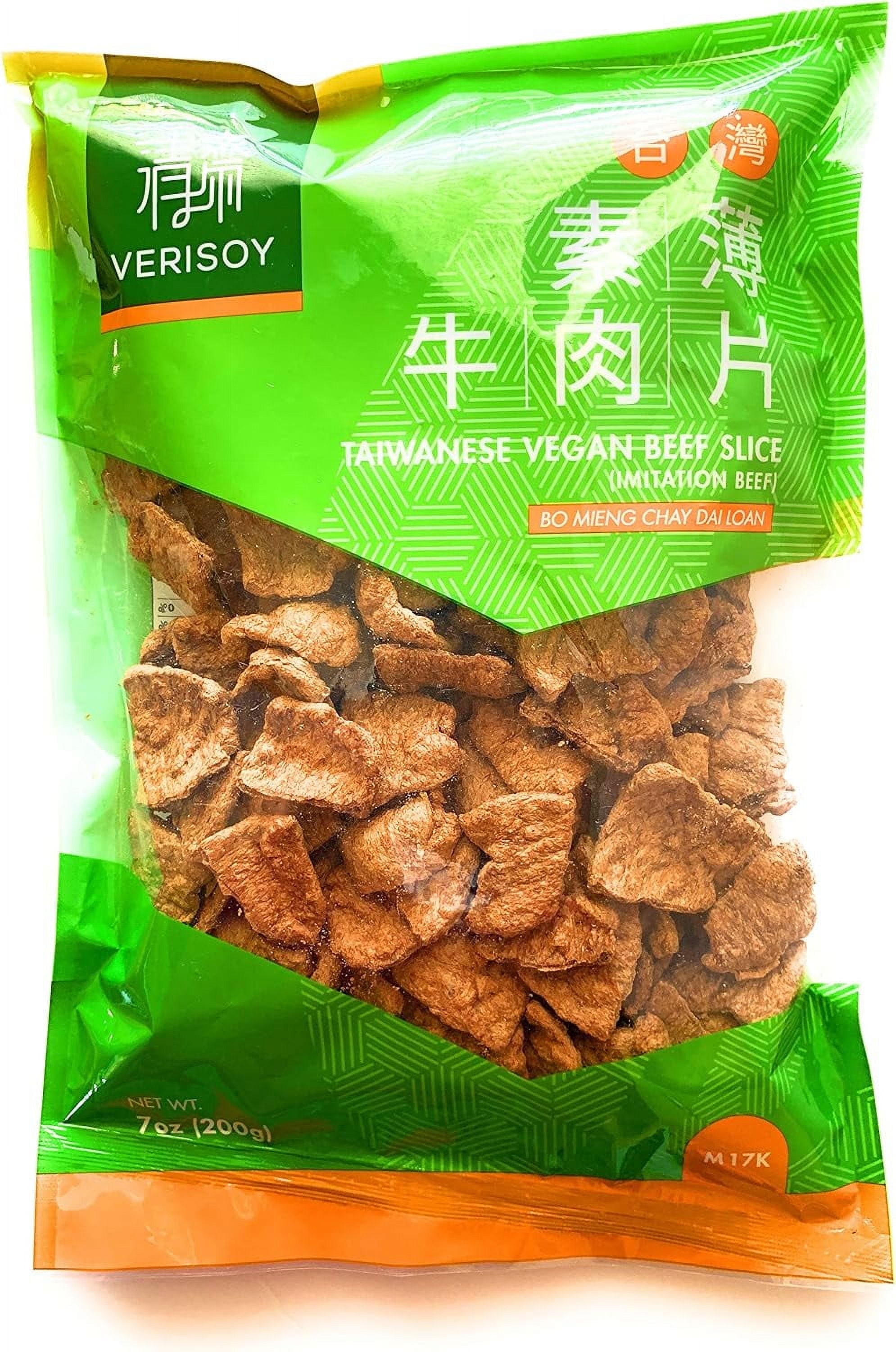 Verisoy Textured Vegetable Protein, Taiwanese Vegan Beef Slice, Plant ...