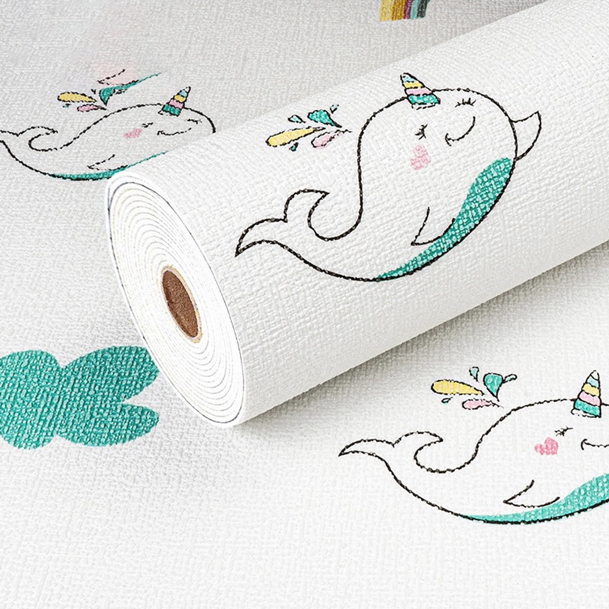 Textured Wallpaper Cartoon Pattern Self Adhesive Wallpaper for Walls ...