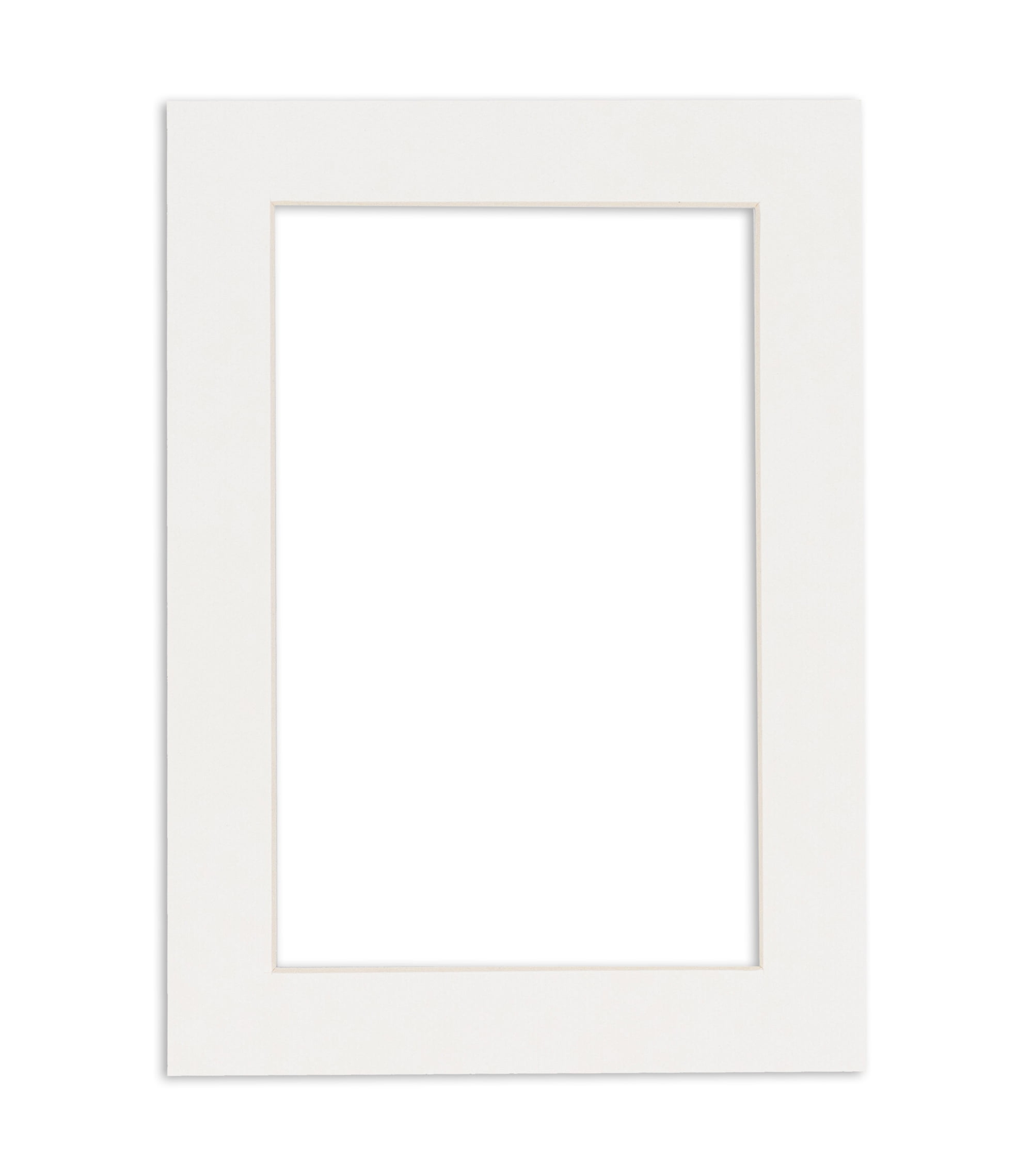 Textured White Acid Free 11x14 Picture Frame Mats with White Core Bevel ...