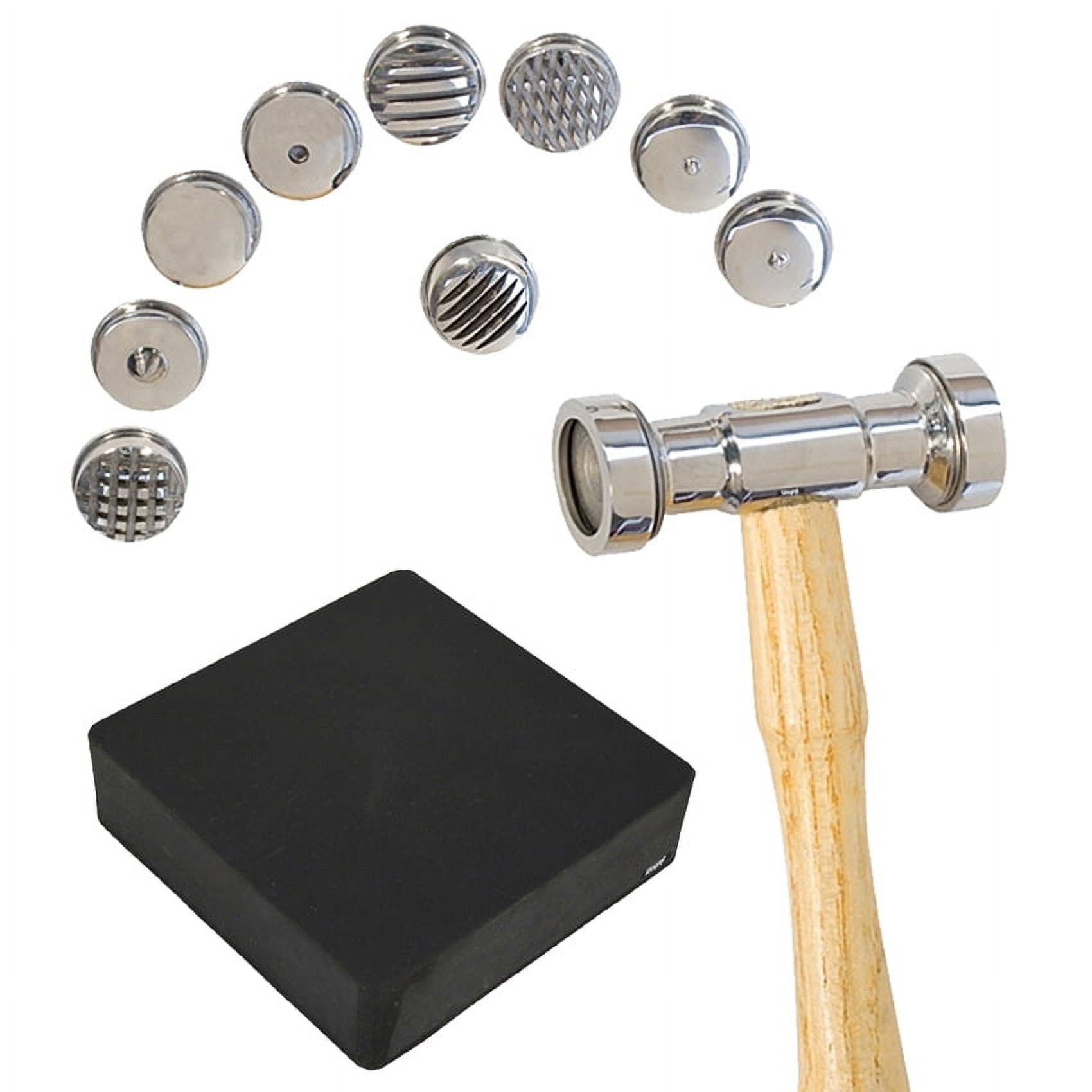 Texturing Hammer with 9 Faces Interchangeable Heads Design Texture ...