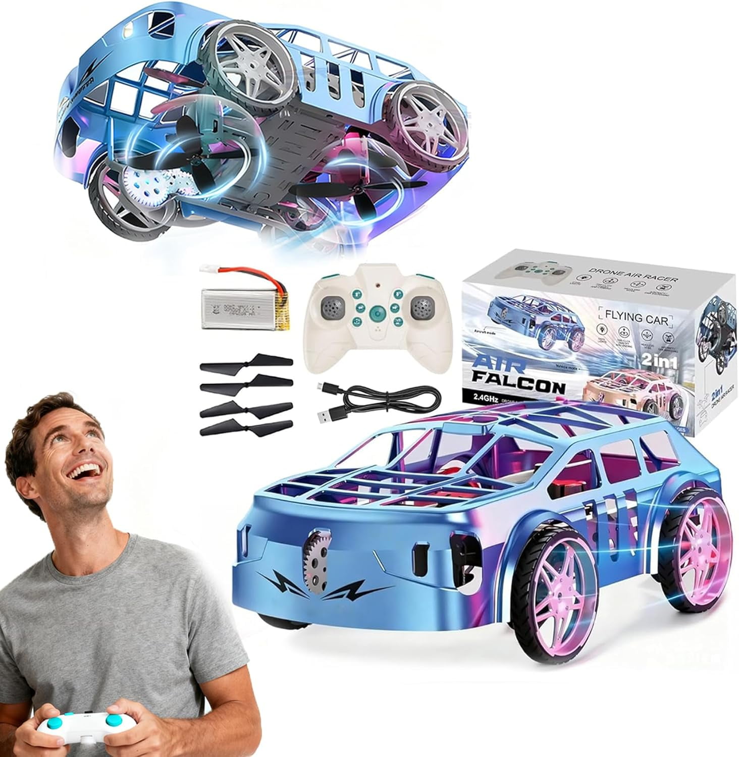 Texwix Flexcamo Flying Car,Flying Remote Control Car,Remote Control ...