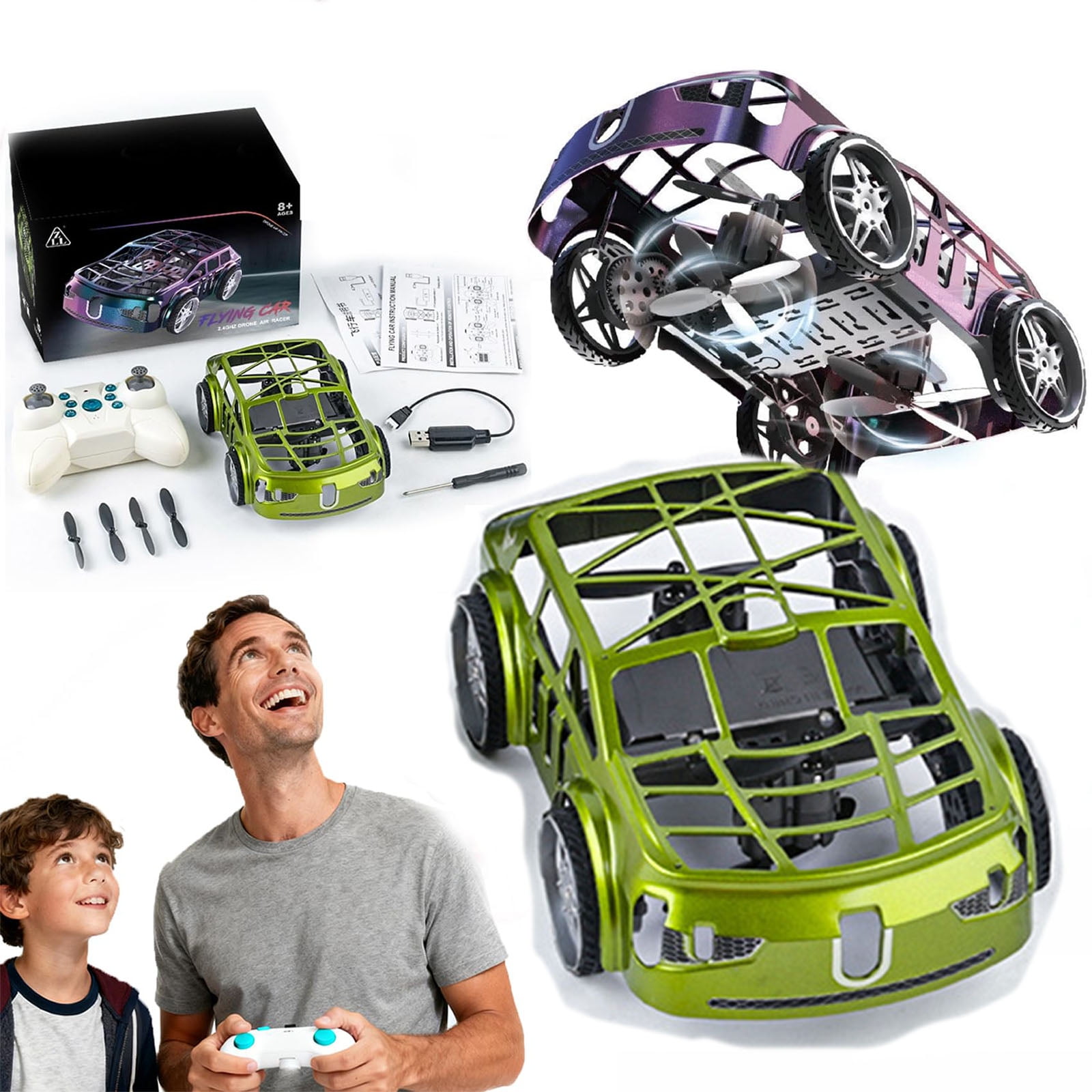 Texwix Flexcamo Flying Car,Flying Remote Control Car,Remote Control ...