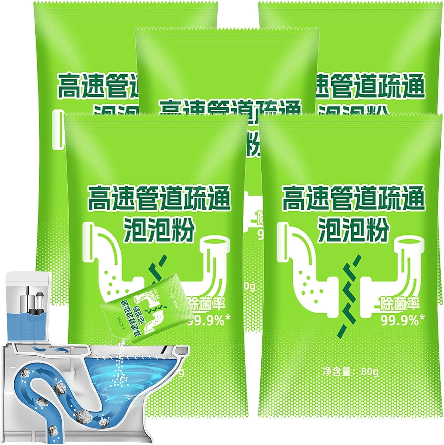 Texwix Flexcamo High Speed Drain Cleaner Foaming Powder,Powerful ...