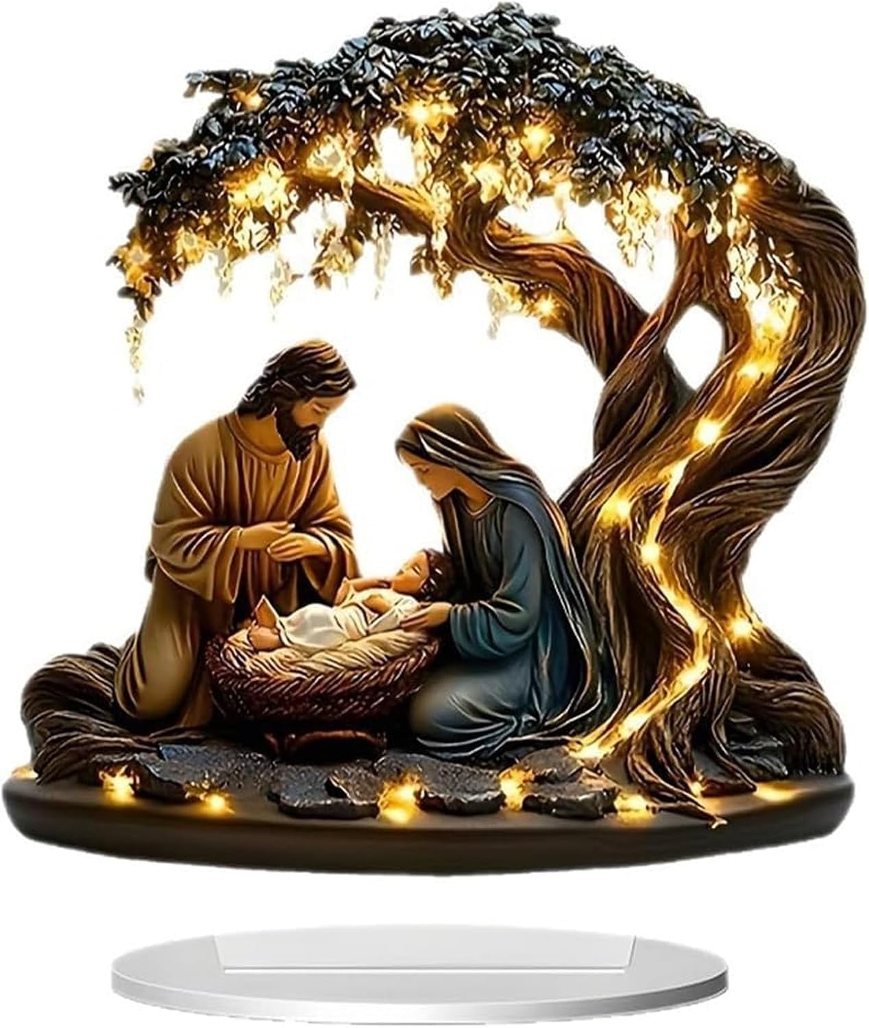 Texwix Flexcamo Newborn Flat Christmas Scene Desktop Decoration, 2D ...