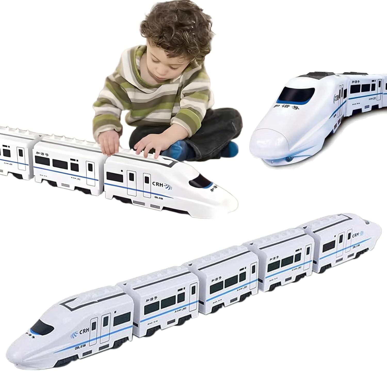 Texwix Flexcamo Smart Chain Train Toy-Electric Train Toy with Flashing ...