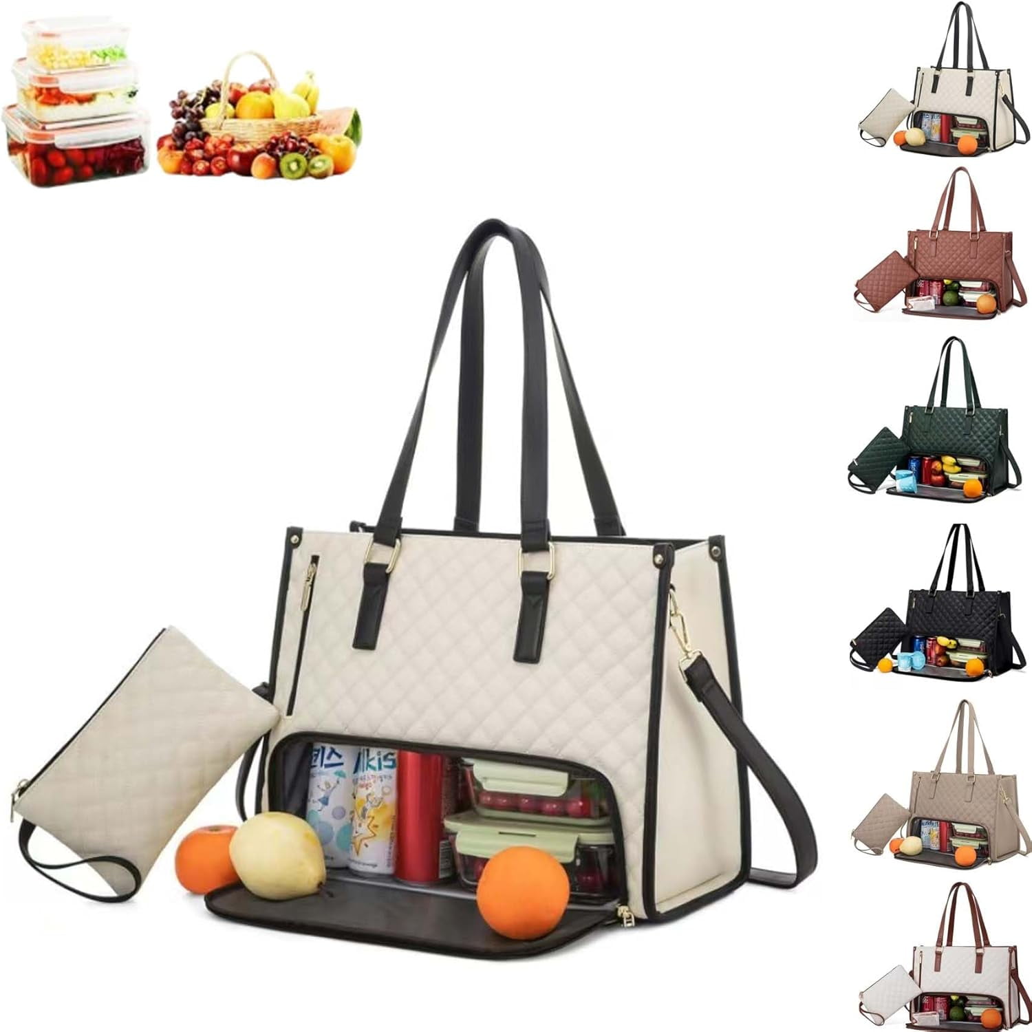 Texwix Flexcamo Tote Bag, 3 In 1 Tote Bag, 15.6 Inch Bags with Lunch ...