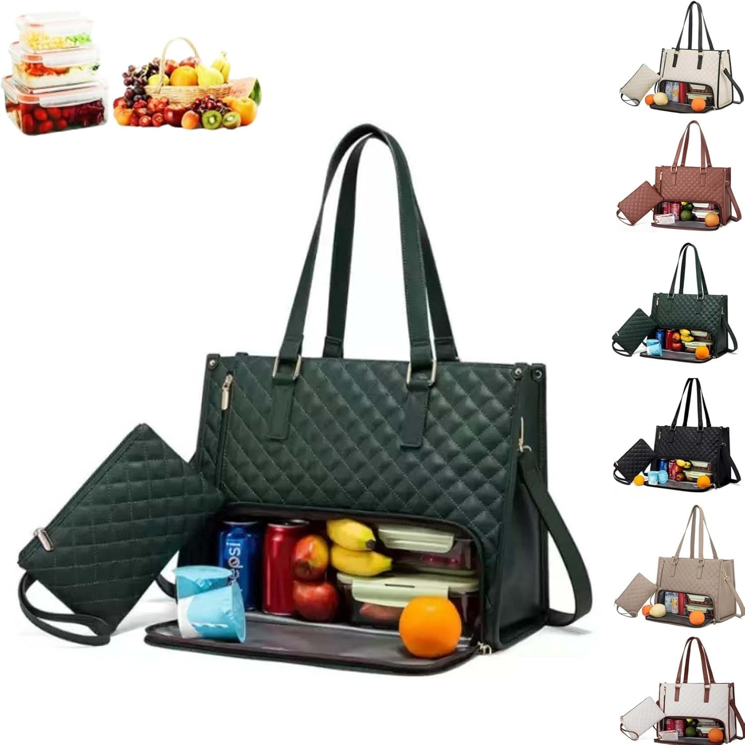 Texwix Flexcamo Tote Bag, 3 In 1 Tote Bag, 15.6 Inch Bags with Lunch ...