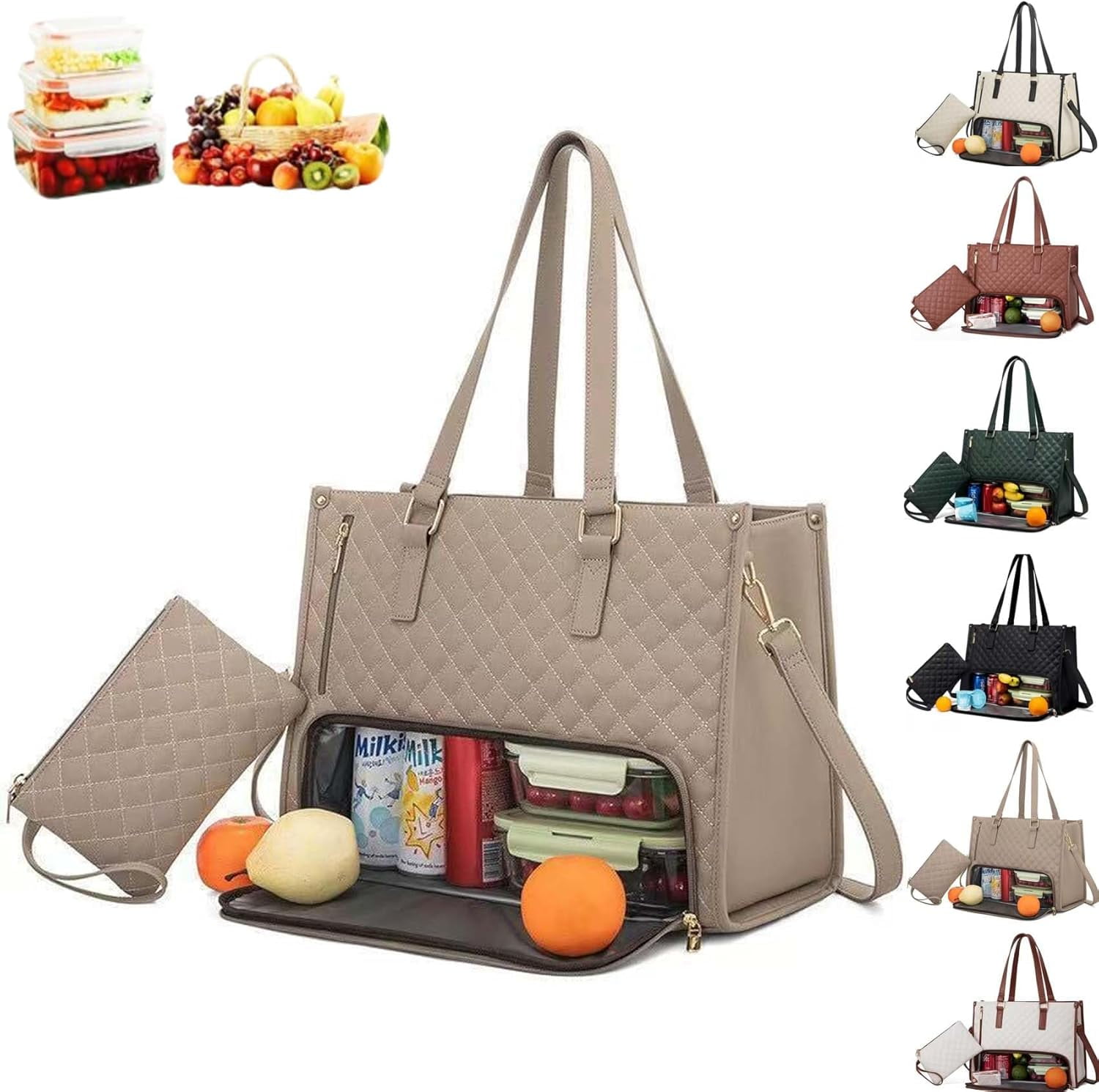 Texwix Flexcamo Tote Bag, 3 In 1 Tote Bag, 15.6 Inch Bags with Lunch ...