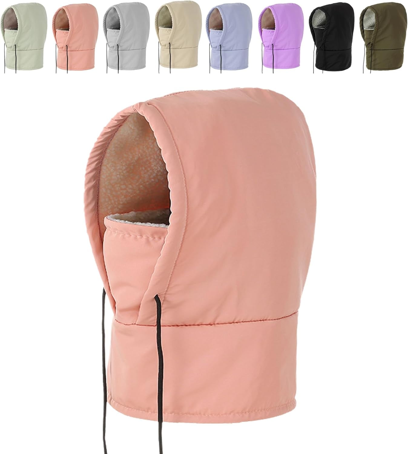 Texwix Flexcamo Waterproof Fleece Lined Hood, Full Face Winter Ski Mask ...