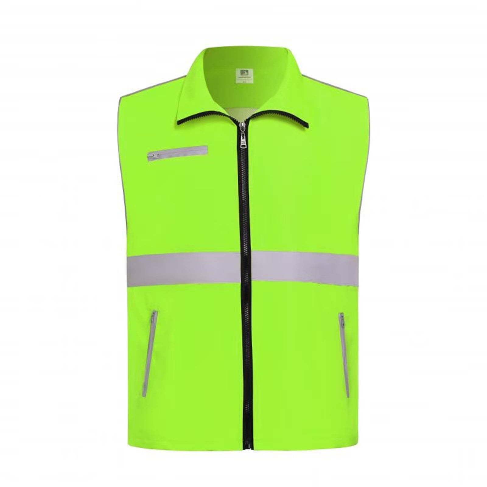 Teyfeniy Reflective Vests for Adult Breathable Mesh Liner Sleeveless ...
