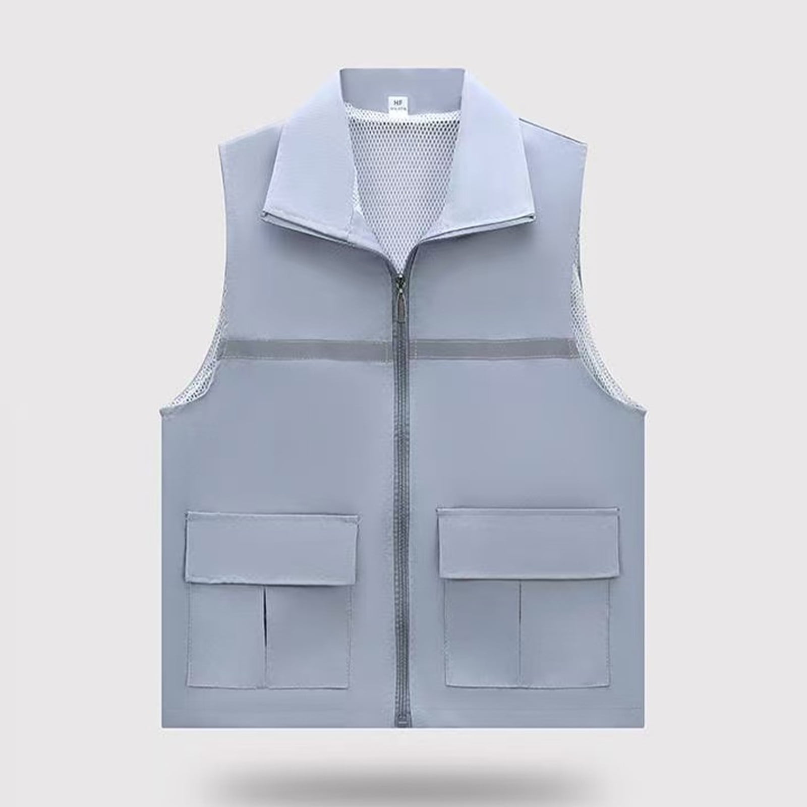 Teyfeniy Reflective Vests for Adult Breathable Mesh Liner Sleeveless ...