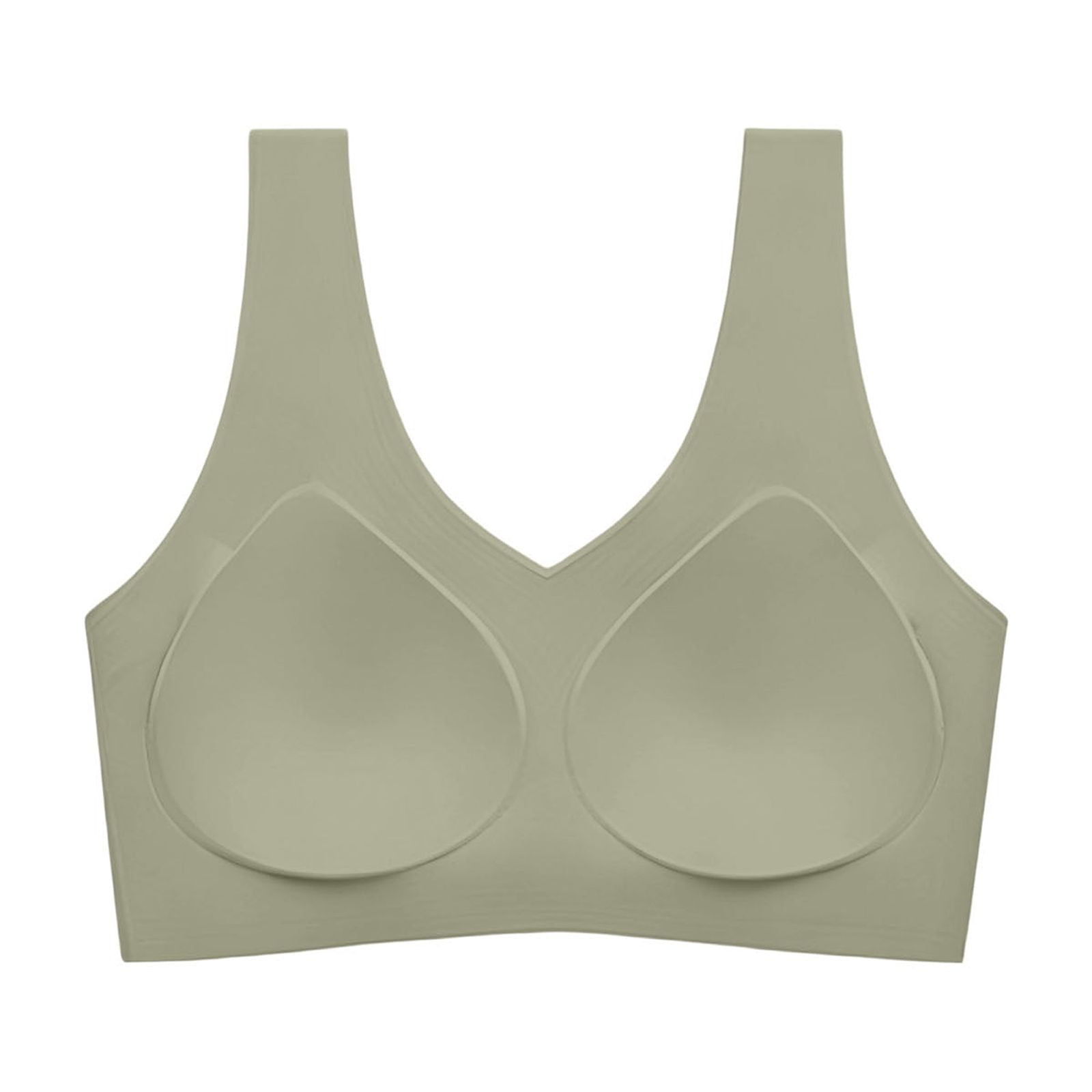 Teyfeniy Womens Jelly Bras Wireless Seamless Full Coverage Breathable ...